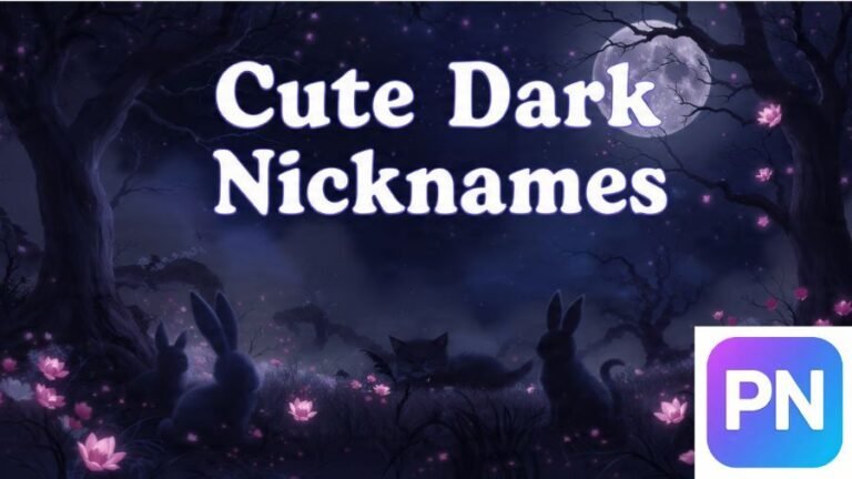 Best 500+ Dark Nicknames That Are Mysterious & Cool 2026